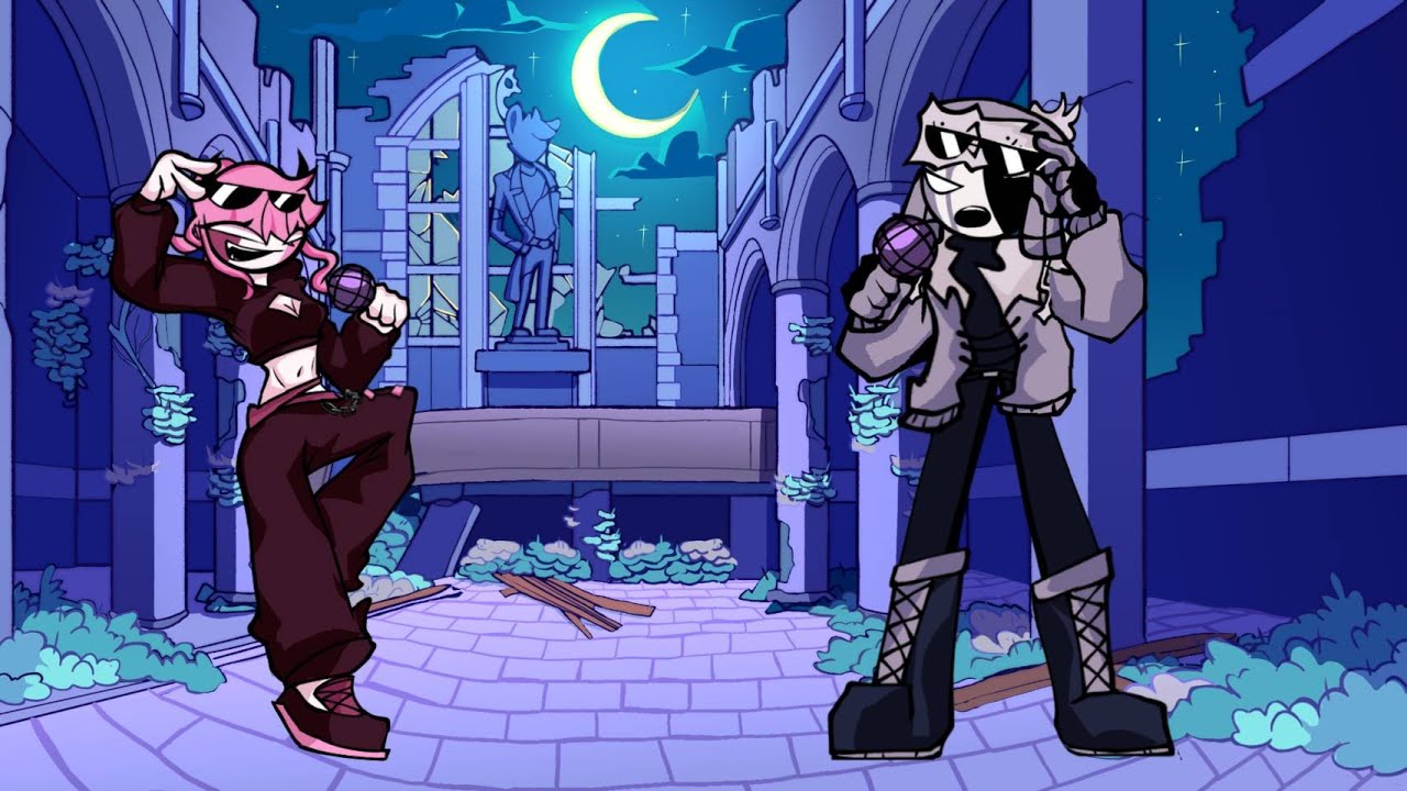 Bad NunをsarventeとRuvに歌ってもらった。【FNF】 - YouTube