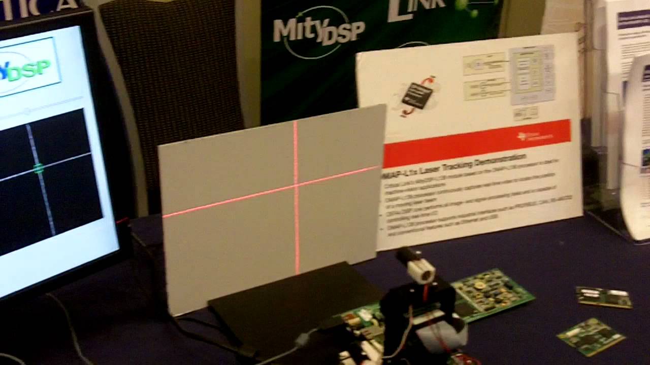 OMAP L138 Laser Tracking Demo - YouTube