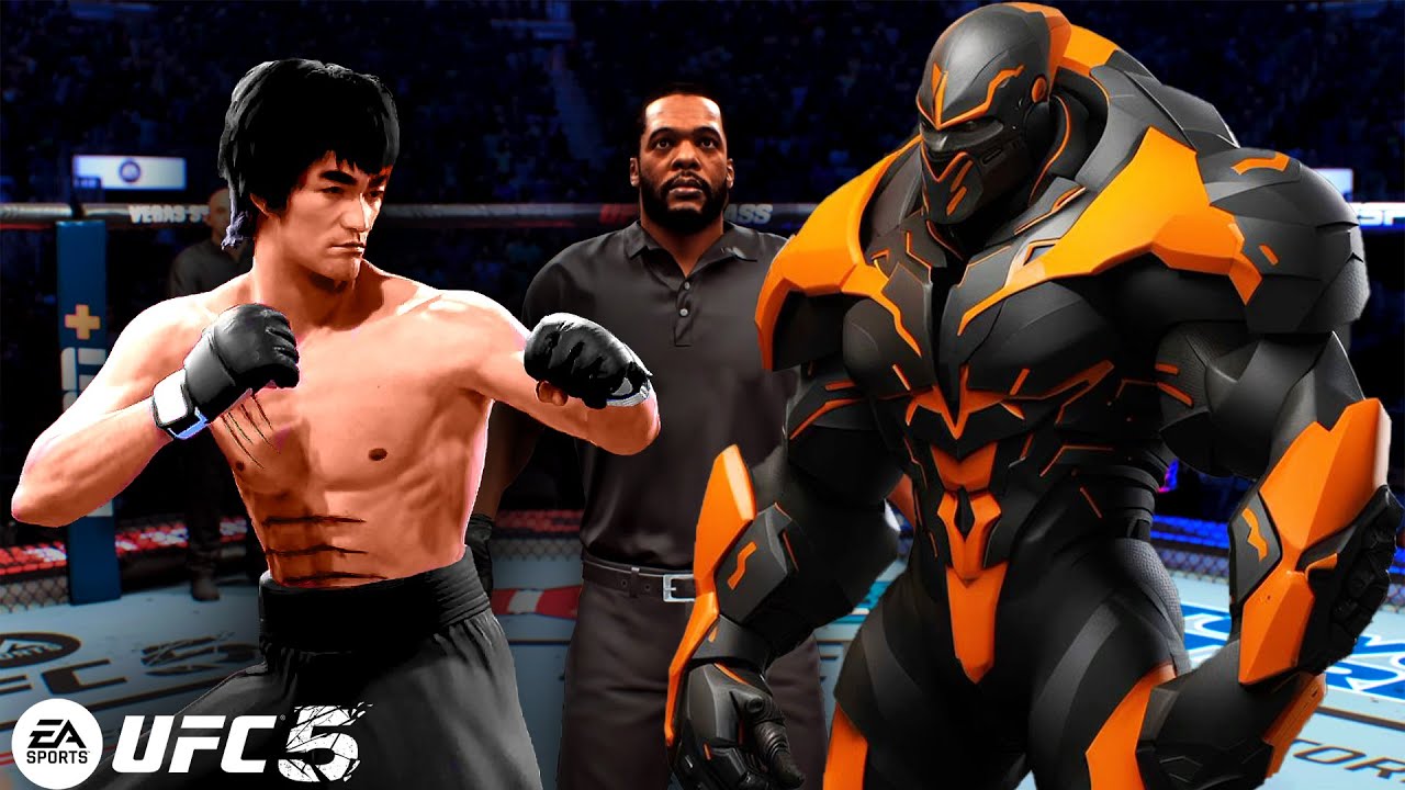 UFC 5 | Bruce Lee vs. Chaos Risen Robot (EA Sports UFC 5) - YouTube