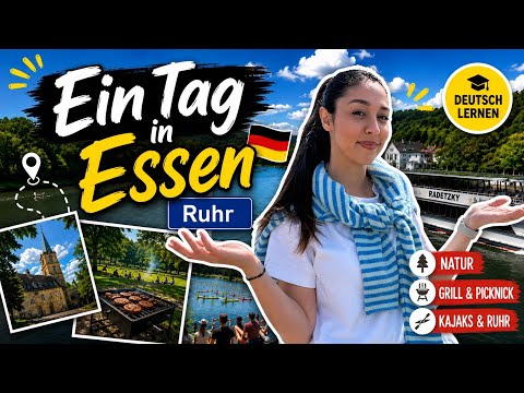 Alltag in Deutschland | Ein Tag in Essen und an der Ruhr 🚴🏻‍♀️🇩🇪 🌱