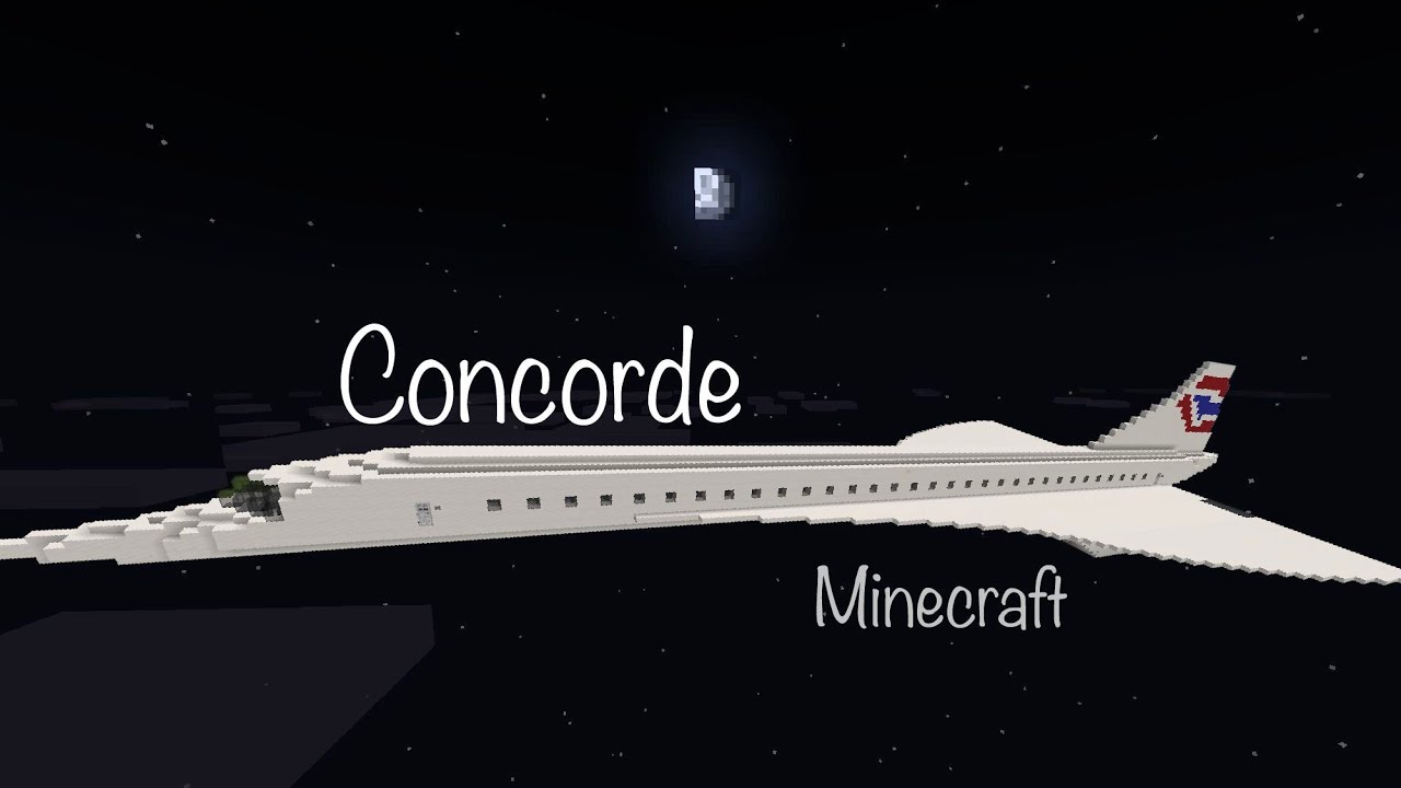 I Made Concorde | Minecraft - YouTube
