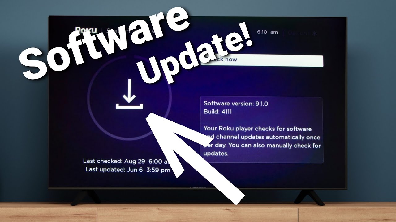 How to update a (Roku Tv) - YouTube
