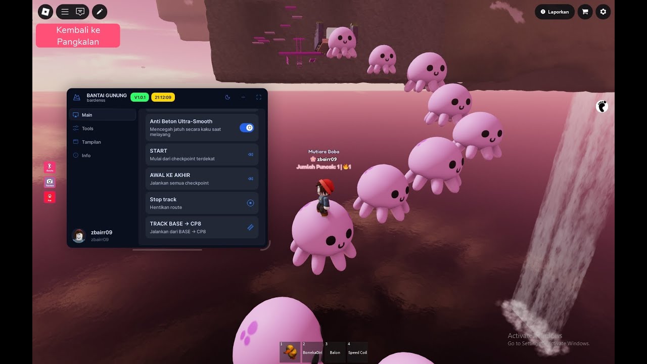 NEW FREE SCRIP AUTO WALK & PRIVATE SERVER FOR MOUNTAIN IMUT IN ROBLOX ...