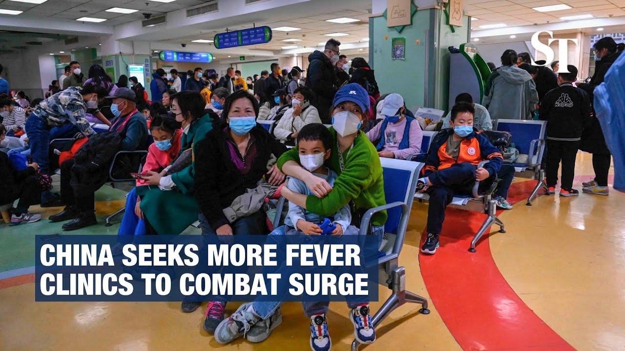China seeks more fever clinics to combat surge - YouTube