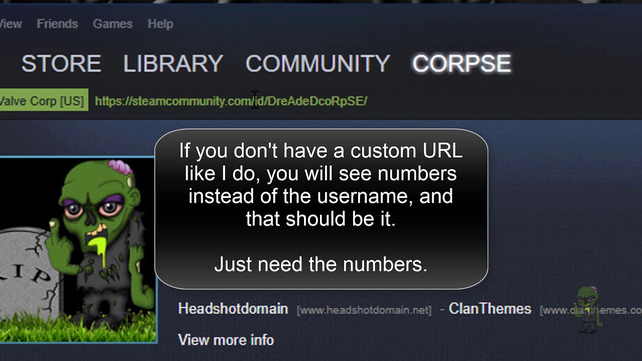 How to get your SteamID64 Number - YouTube