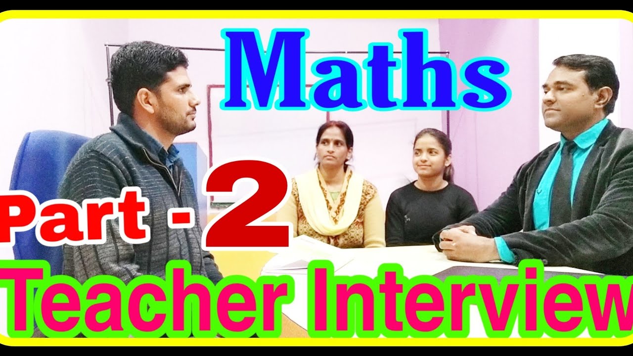 Maths #NVS teacher interview | #Maths interview part 2 - YouTube