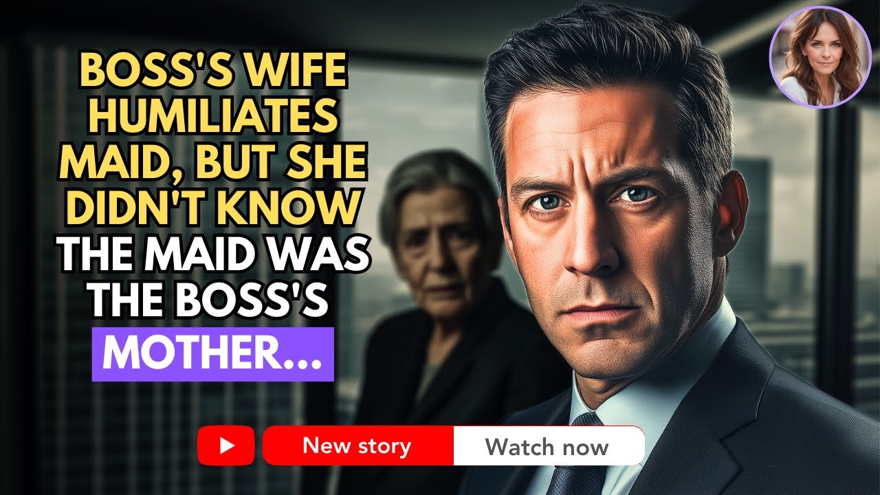 Boss's Wife Mistreats Maid, But She Didn't Know The Maid Was The Boss's Mother... - YouTube