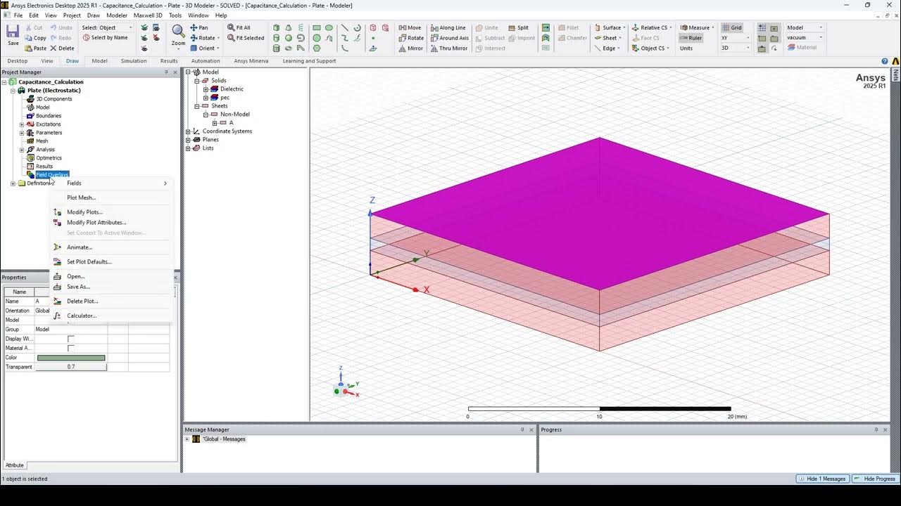 Using Expression Input in HFSS and Maxwell's Fields Calculator - YouTube
