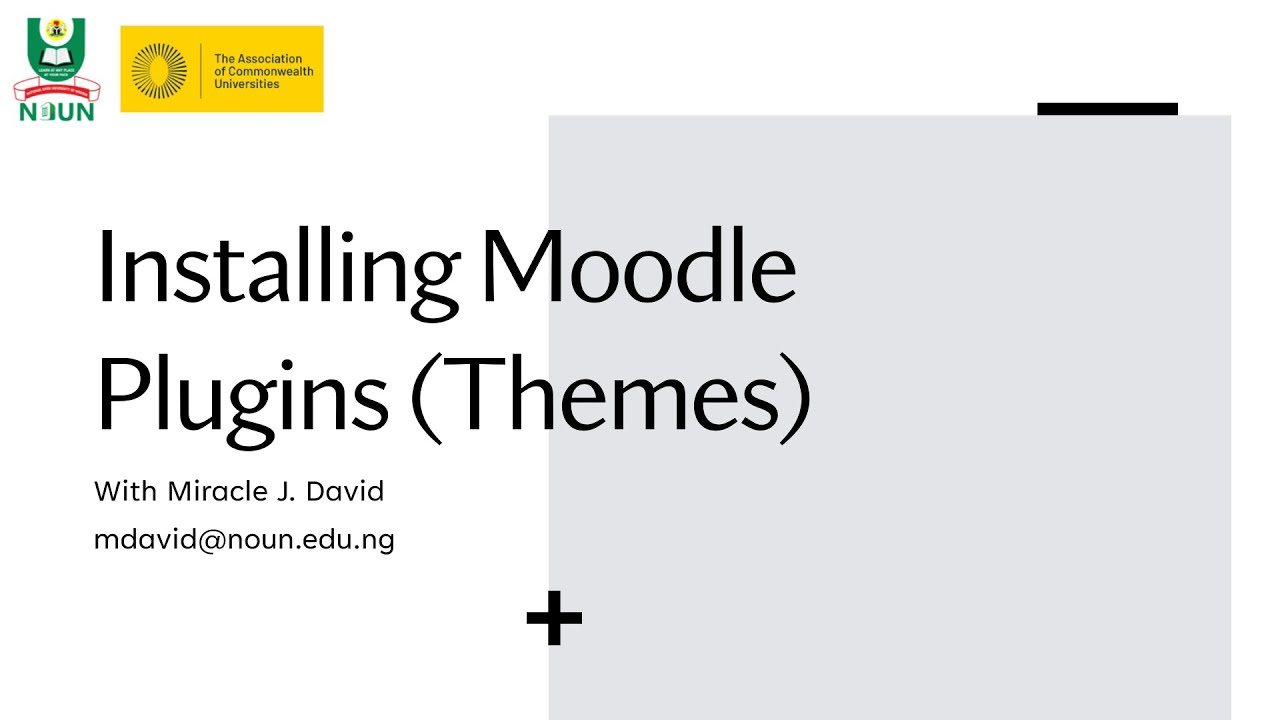 Installing Plugins on Moodle (Themes) - YouTube