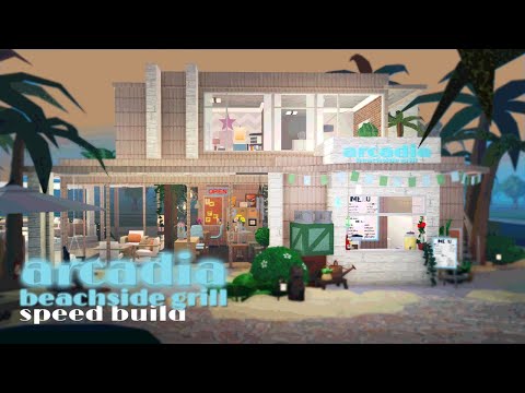 arcadia beachside grill | Welcome to Bloxburg: Speed Build | $470k