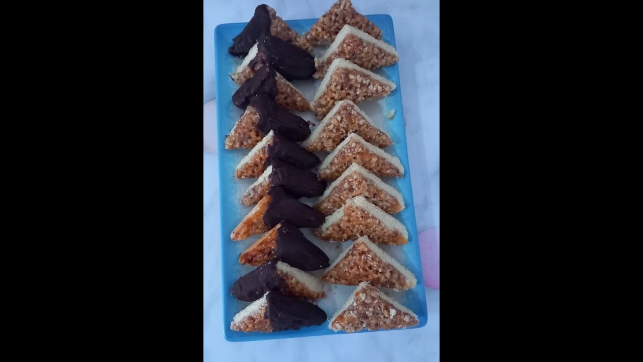 #Lješnik trouglići, fantastičan ukus#hazelnut triangles - YouTube