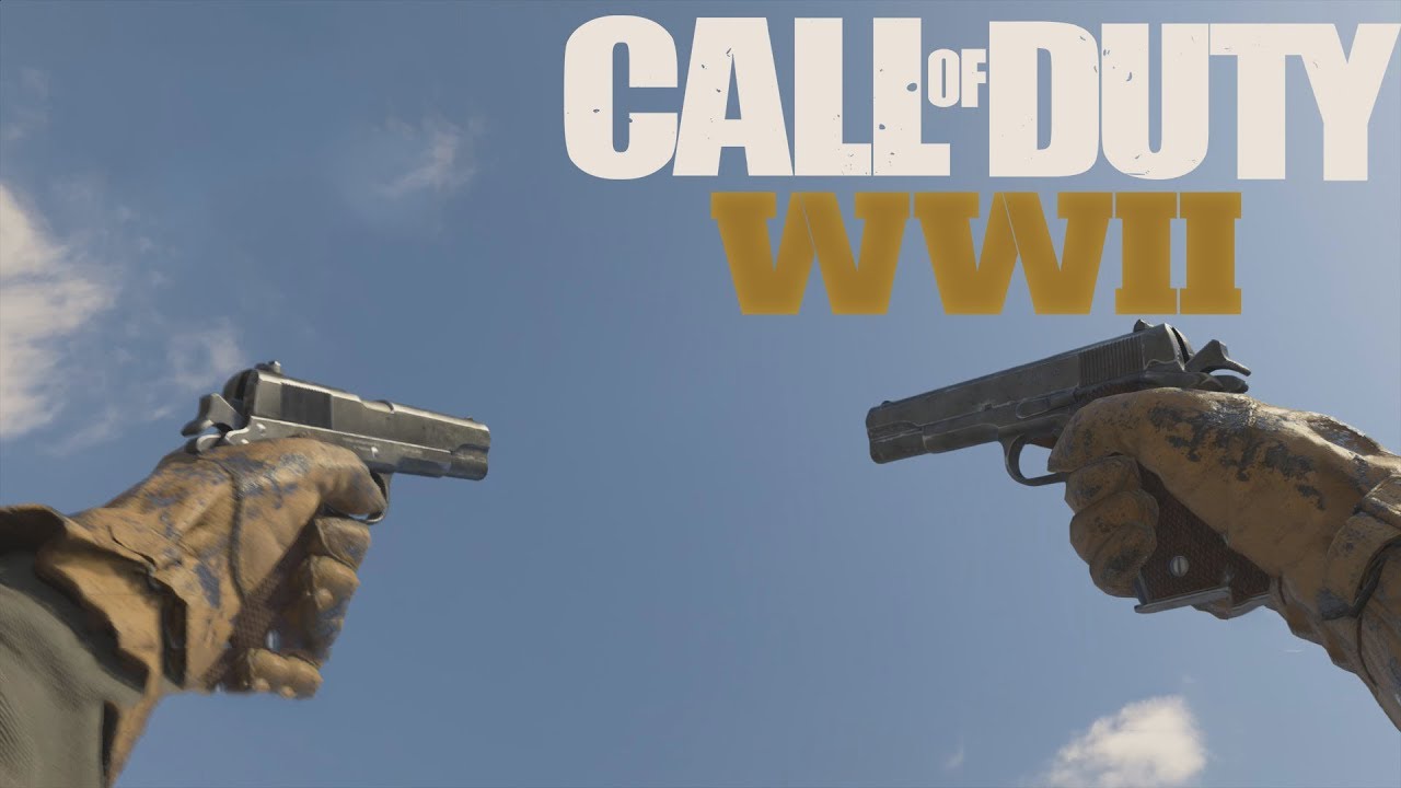 Cod WW2: AKIMBO Pistol Gameplay (Call of Duty WW2) - YouTube