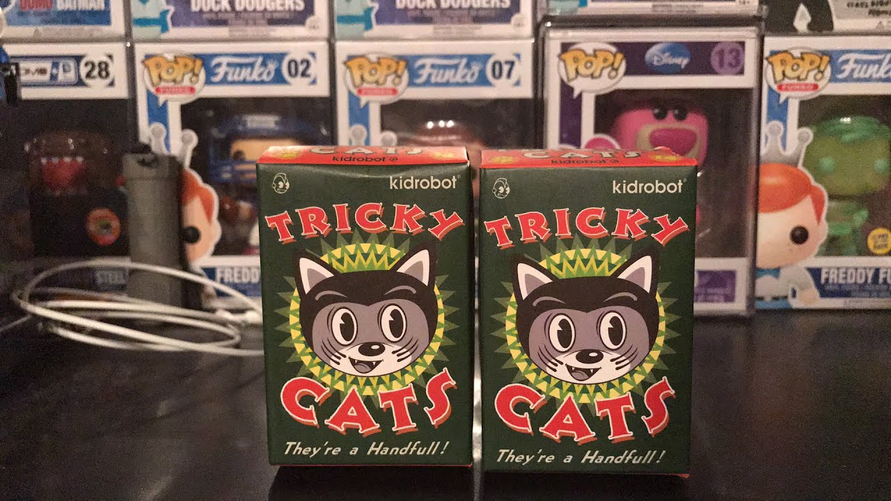 Opening 2 Kidrobot Tricky Cats Mystery Figures! - YouTube