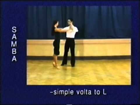 Samba dance steps 19. Simple volta to L - YouTube