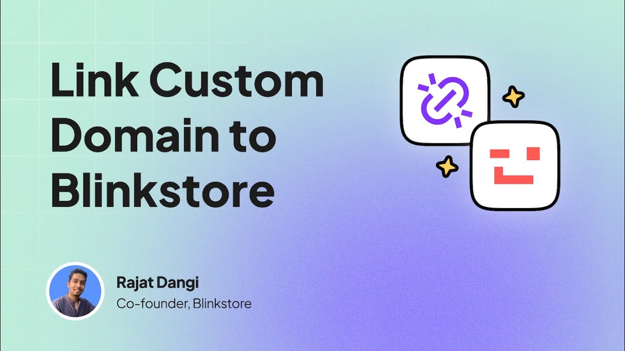 How to Link a Custom Domain to Your Blinkstore - YouTube