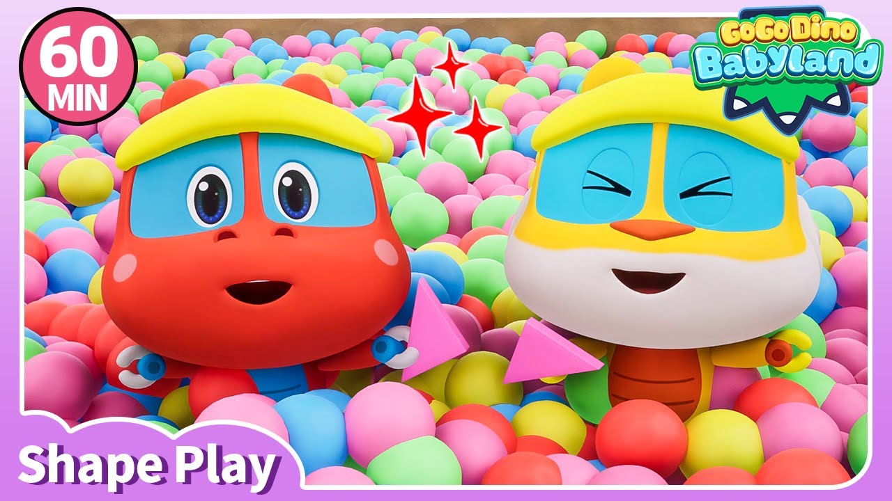 ♦️Learn Shape with GOGODINO Babyland♦️ 60min Compilation | Kids Play | Kids Learning | Toddlers ...