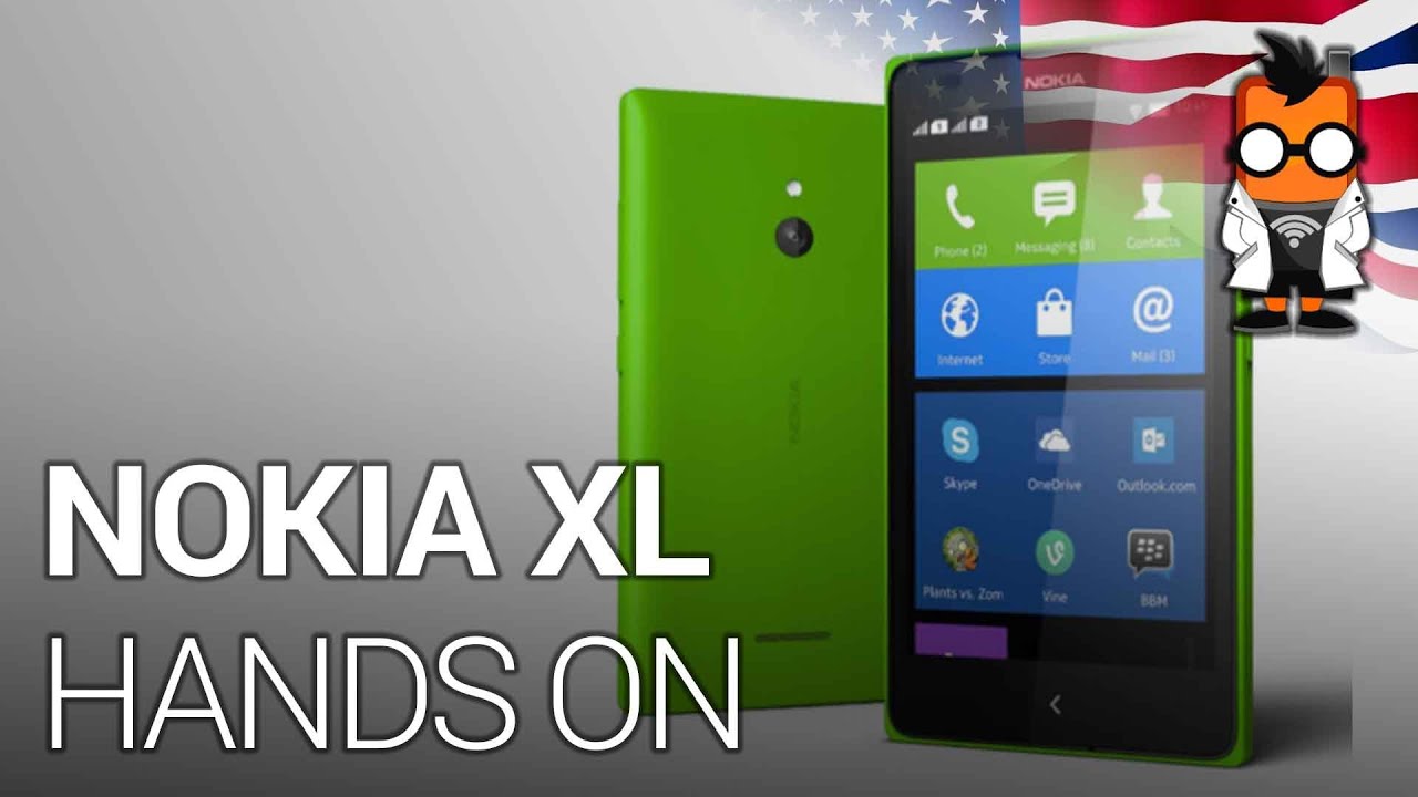 Nokia XL - 5" Android Smartphone by Nokia Hands On - YouTube