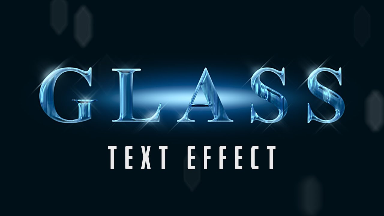 Elegant Glass Text Reveal - After Effects tutorial - YouTube
