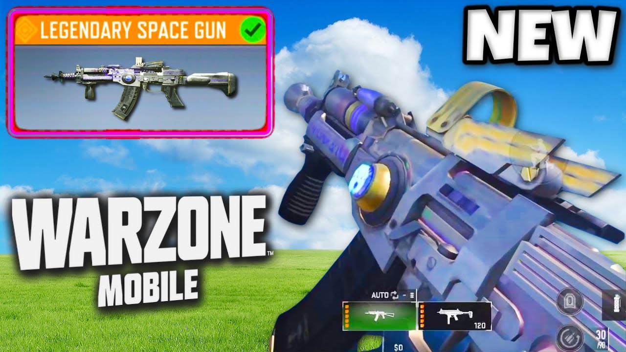 *NEW* LEGENDARY SPACE GUN in WARZONE MOBILE 😍 - YouTube
