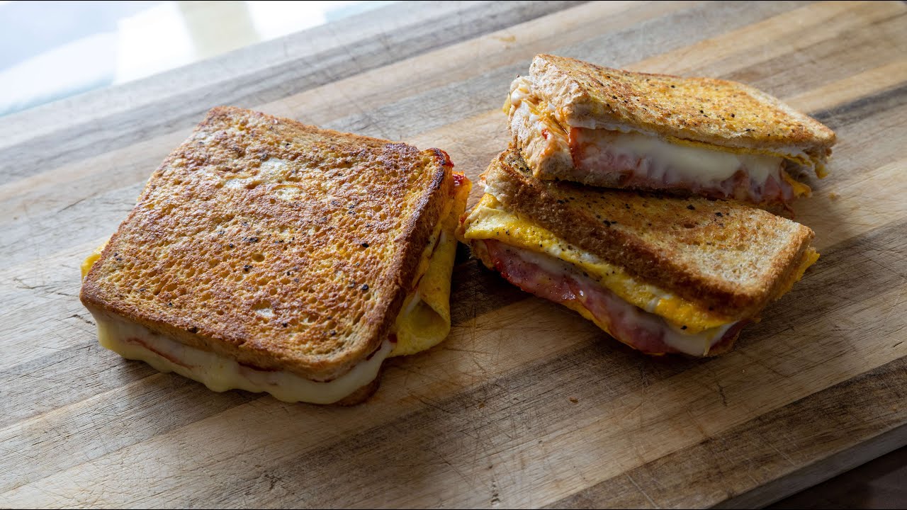 Leckeres Toast in der Pfanne – Eier Pfannen Toast in nur 5 Minuten ...