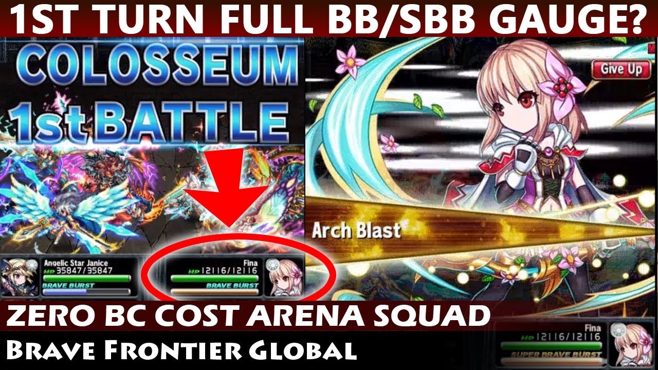 Awesome Arena Squad Setup - 1st Turn All Units Full BB/SBB Gauge ...