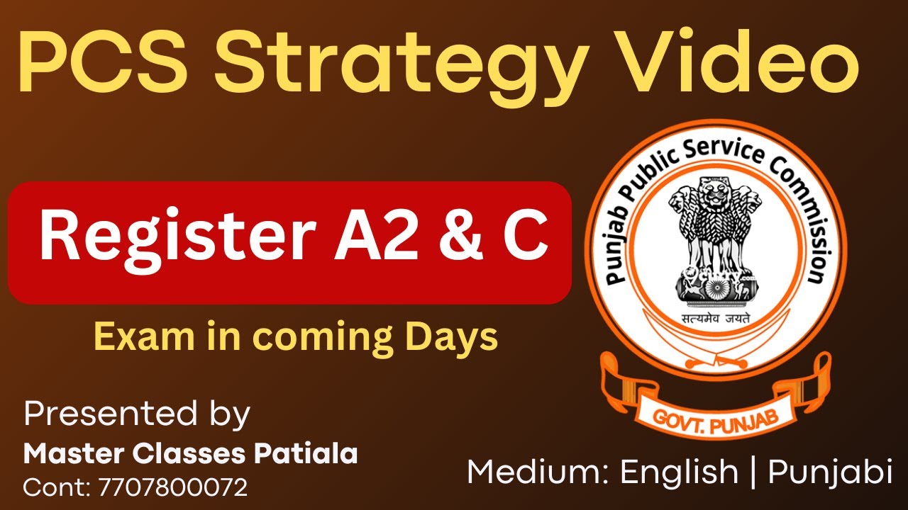PCS Register Exam BEST STRATEGY | Call for Crash Course: 8558800797 ...