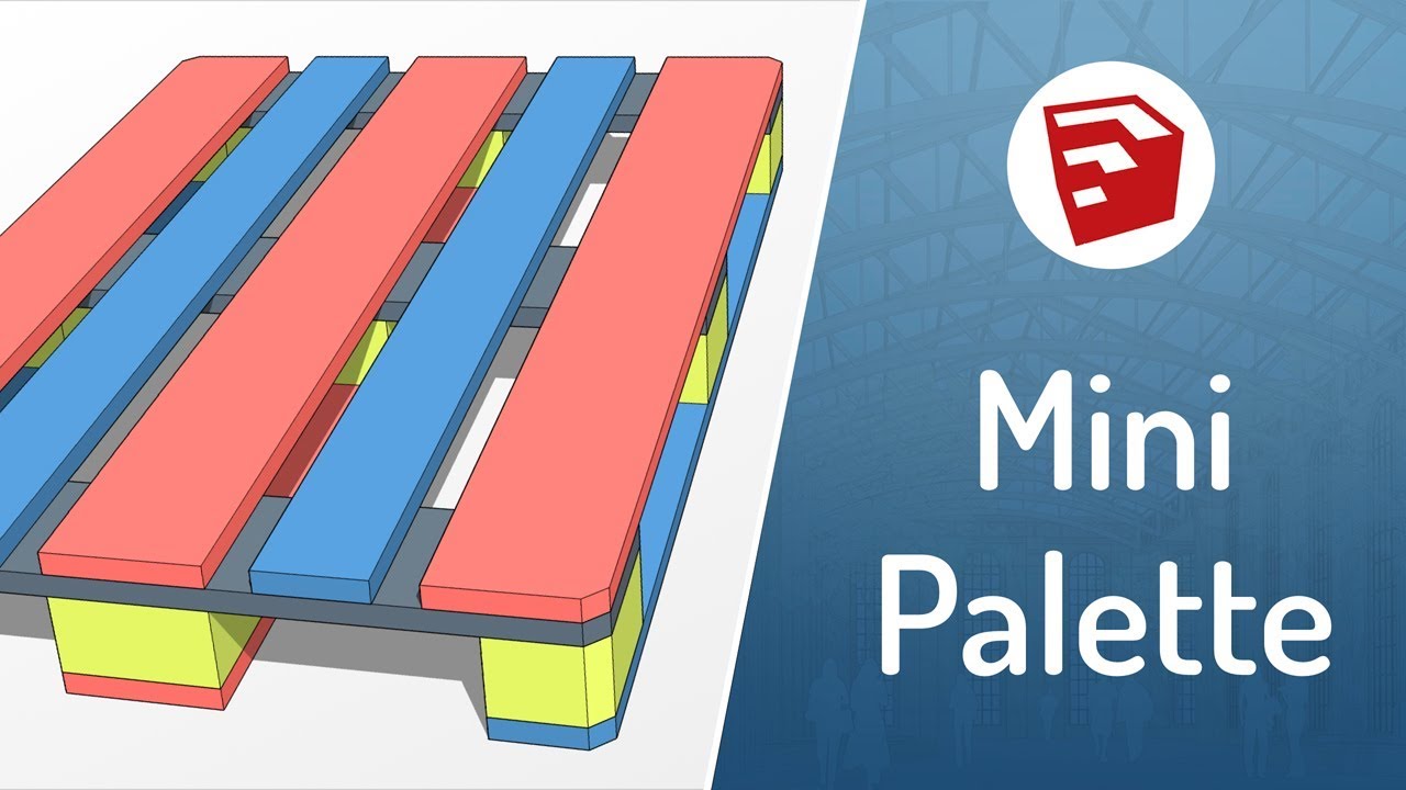 [SketchUp] - Mini-Palette modellieren und Bemaßung optimal einstellen ...