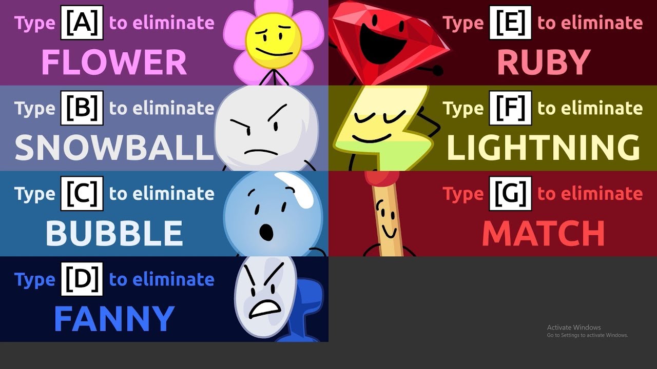 BFB 11 votes (so far) - YouTube