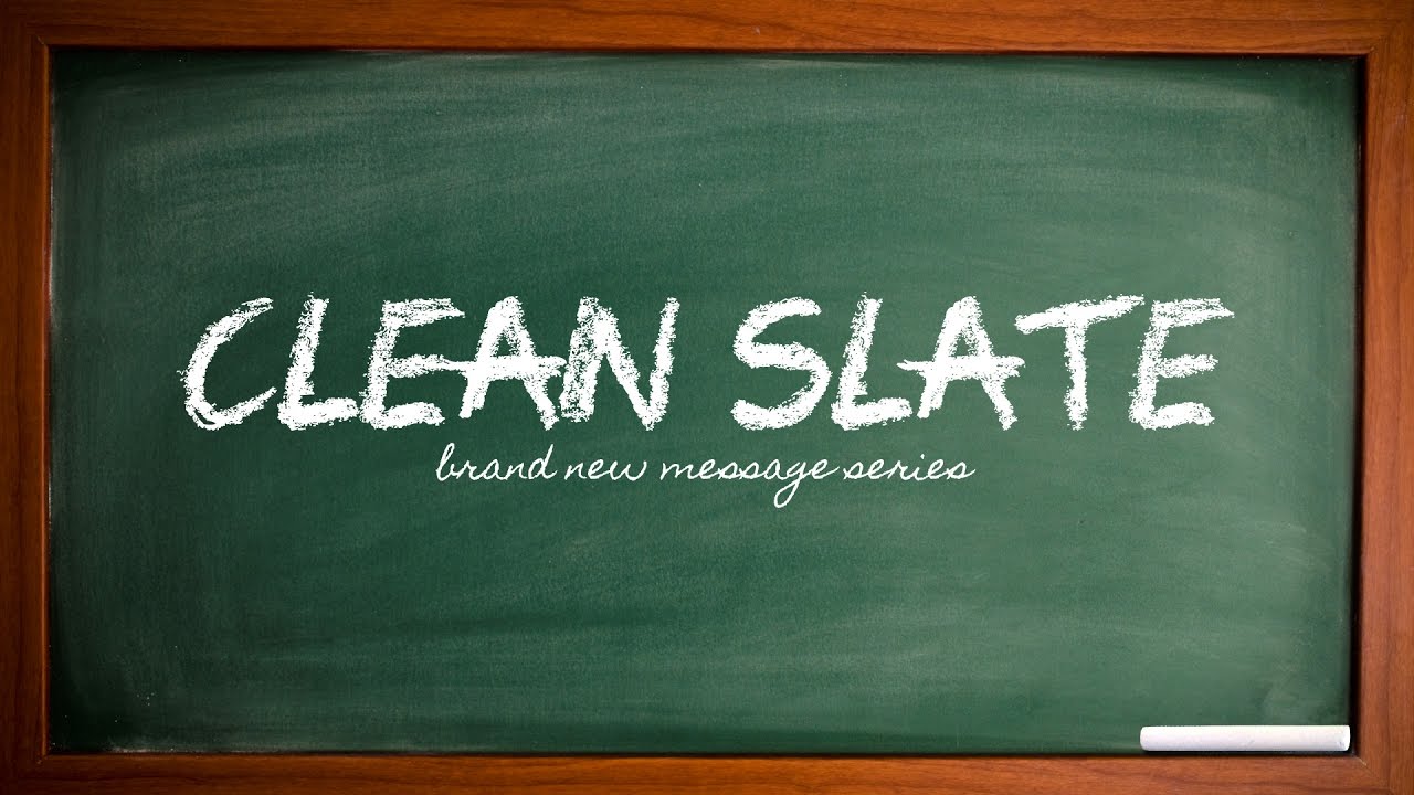 Clean Slate Series Intro - YouTube