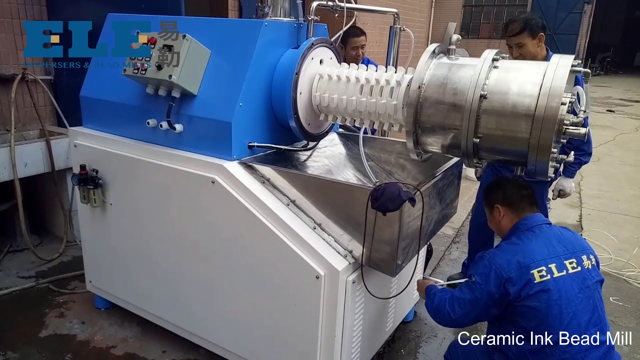 Ceramic Ink Bead Mill - YouTube