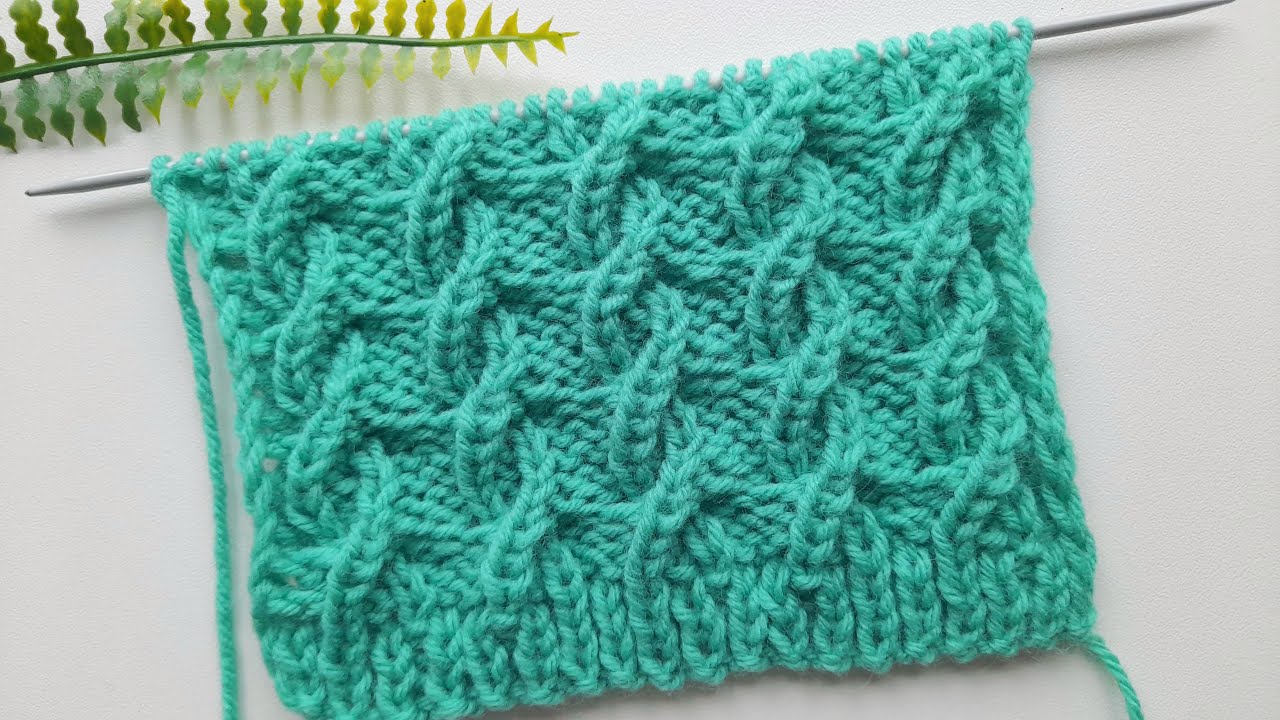 Beautiful & Easy Knitting Pattern - YouTube