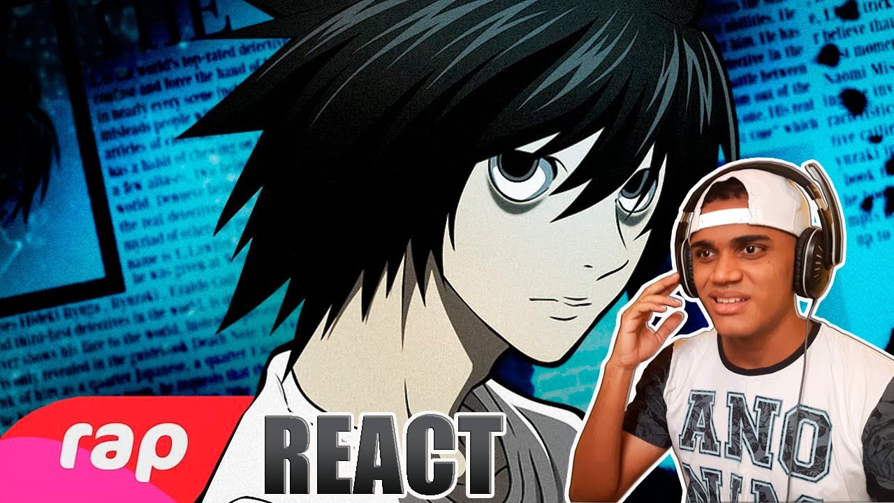 REACT - Rap do L (Death Note) - O MAIOR DETETIVE | NERD HITS - YouTube