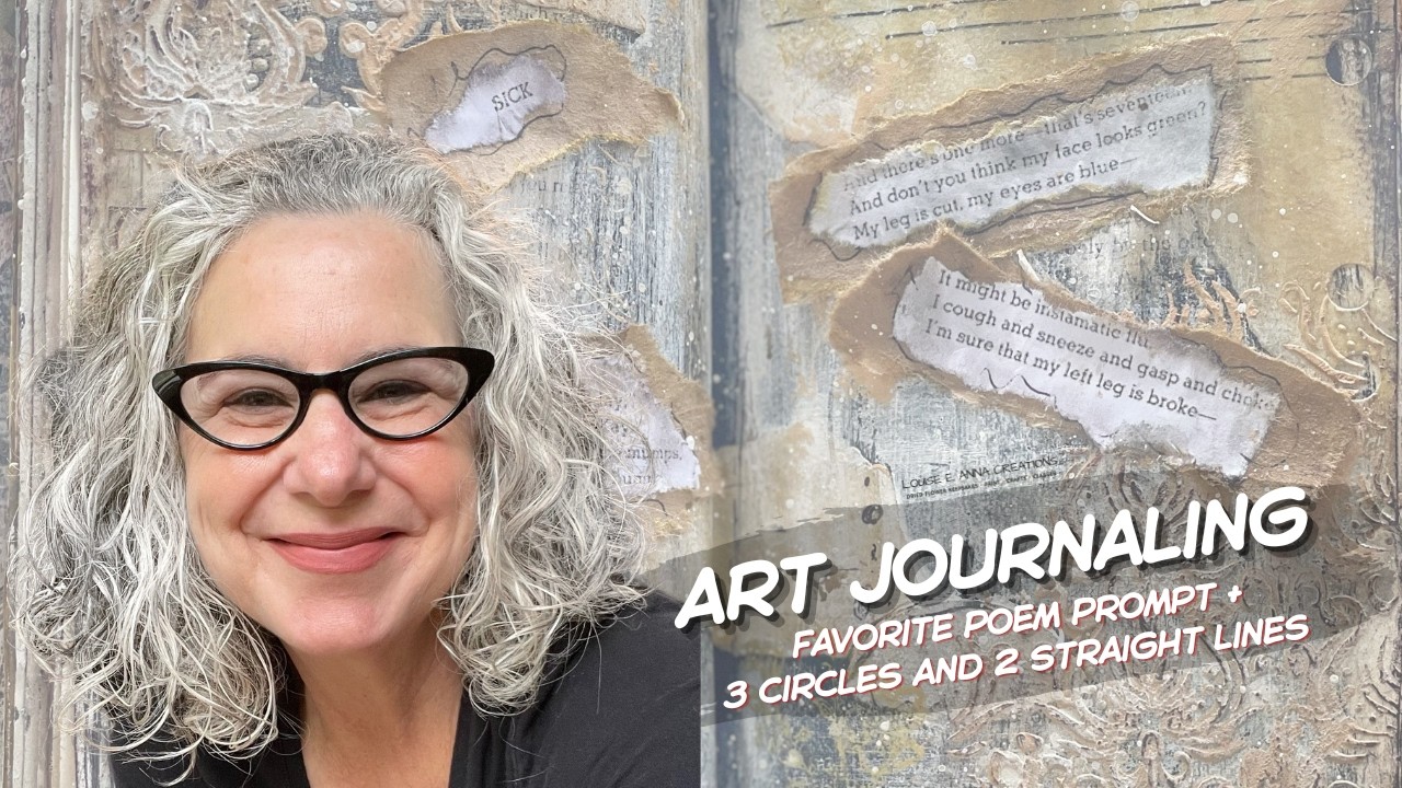 Art Journal Page with Favorite Poem Prompt and using at least 3 circles ...