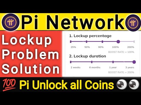 Pi Unlock Pi Balance Issue | Pi Network Very Important 2 Settings | Pi Lockup Period | Pi ...