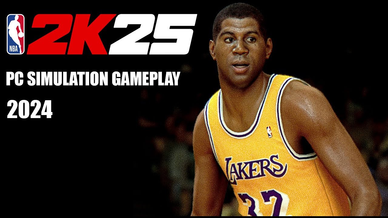 NBA 2k25 Magic Johnson (PC) mod "Magic" - YouTube