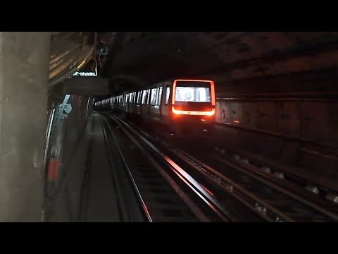 RATP Paris Metro MP14 departing at Pyramides - YouTube