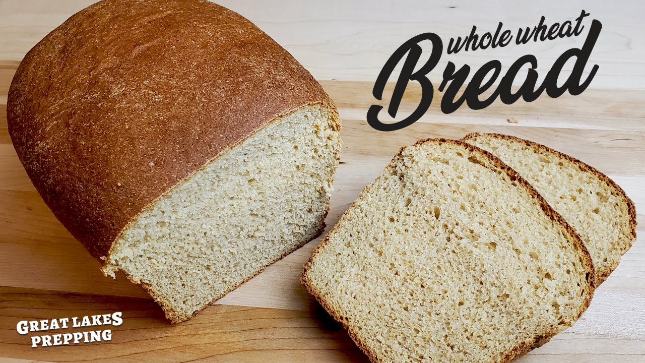 Making Soft Whole Wheat Bread the Old-Fashioned Way (Honey Wheat Bread ...