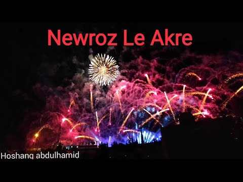 #Newroz #2021 Le Akre , by Hoshang abdulhamid ali / with beautiful #Fire_work