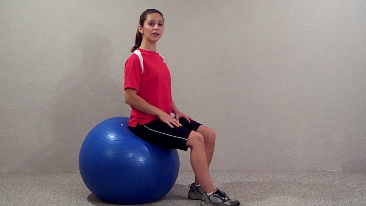 Sit Tall on the Ball - YouTube
