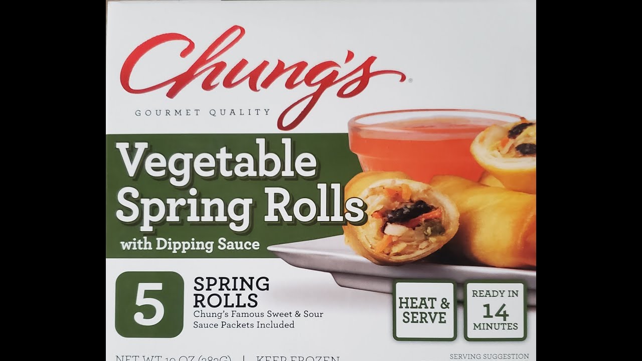 Chung's Gourmet Quality Vegetable Spring Rolls with Dipping Sauce ...