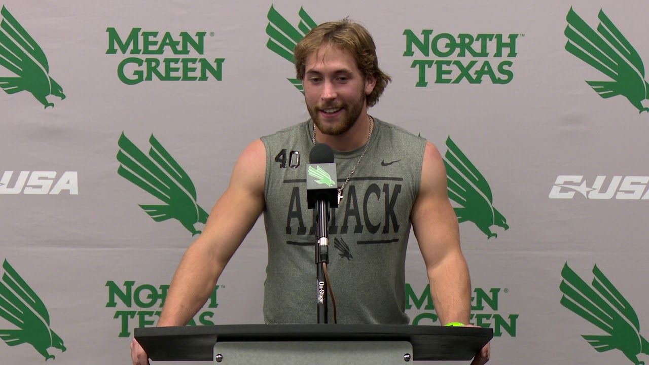 North Texas Football: Michael Lawrence 11/26/19 - YouTube