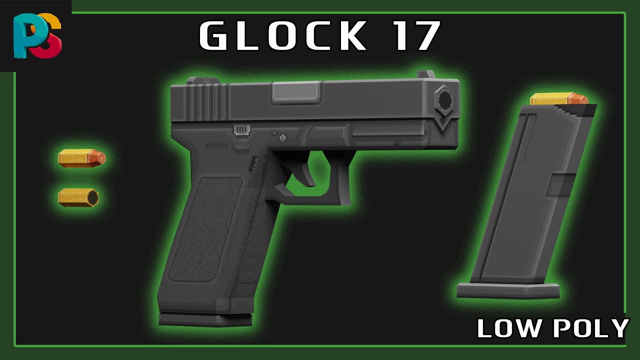 Low Poly Glock 17 Showcase (PS1 Style) - YouTube