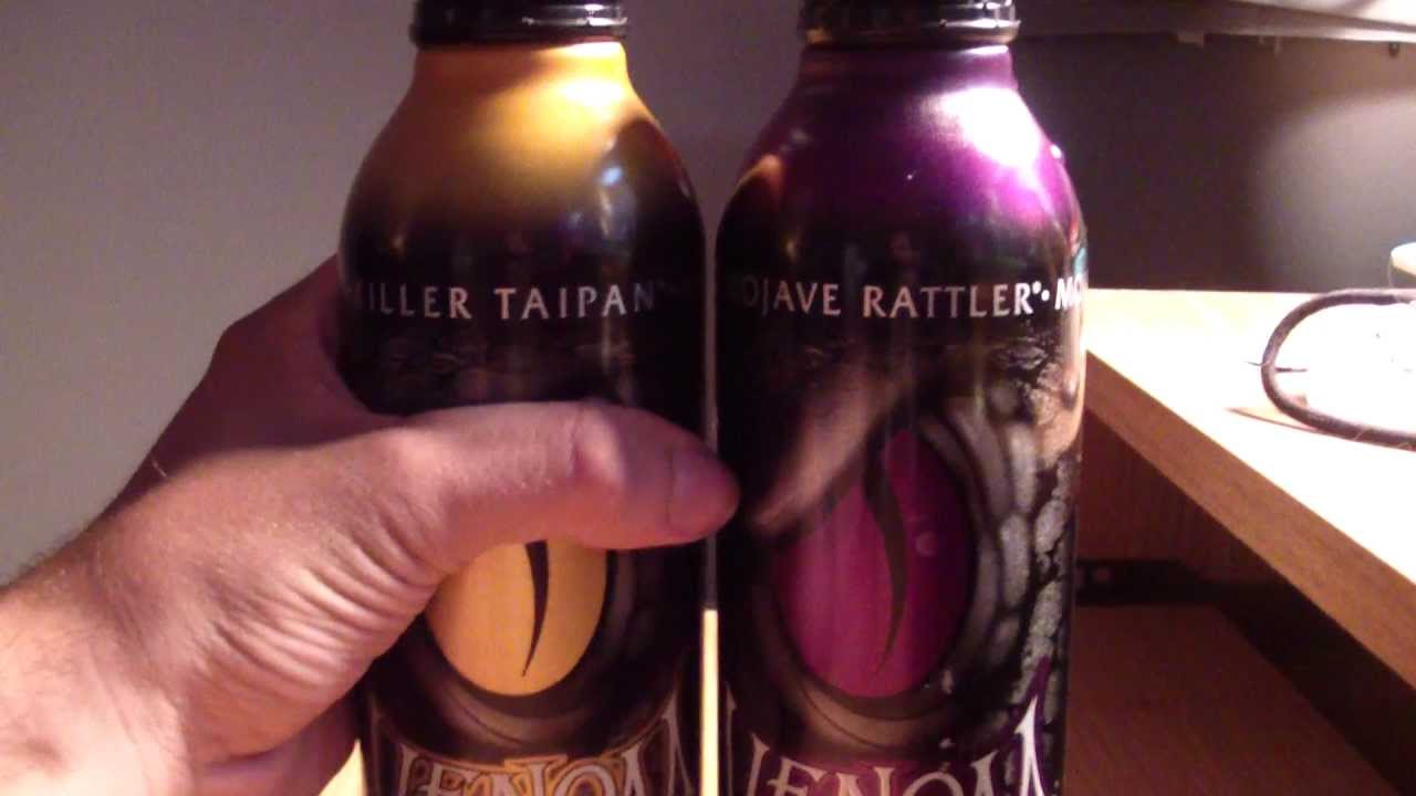 TPX Reviews - "Venom Energy Drink: Killer Taipan (Mango) & Mojave ...