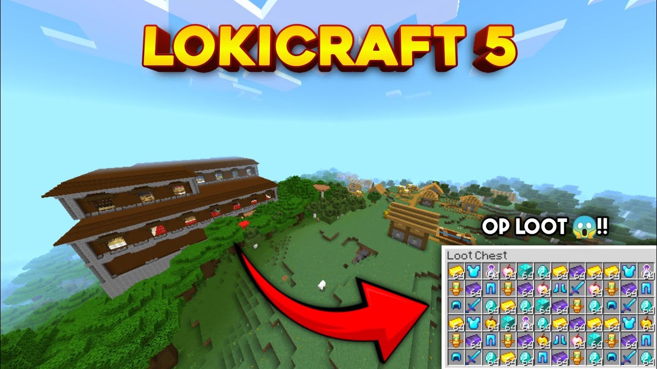 LOKICRAFT 5 SEEDS 🤩|| TOP 3 GOD VILLAGE SEEDS OF LOKICRAFT 5 😱!! - YouTube