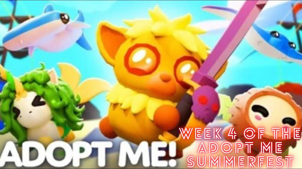 I’m Playing The Week 4 Of The Adopt Me Summerfest! - YouTube