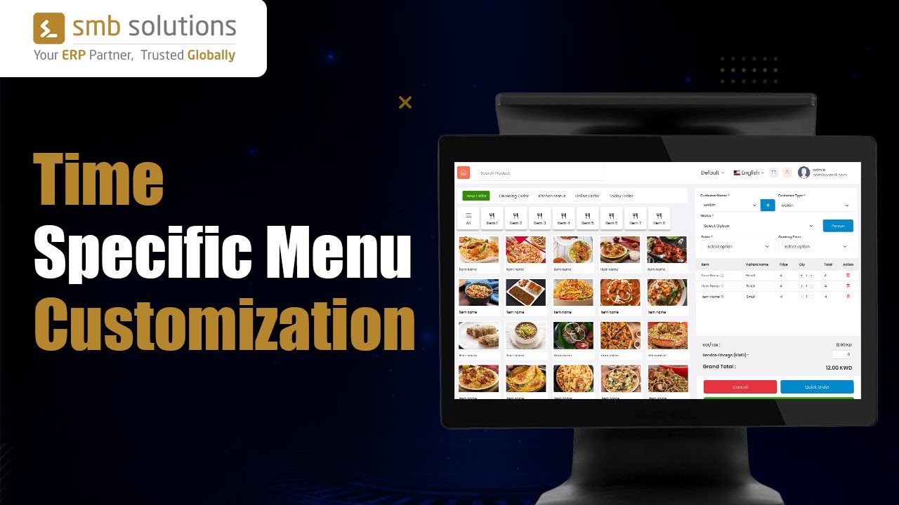Time Specific Menu Customization - YouTube