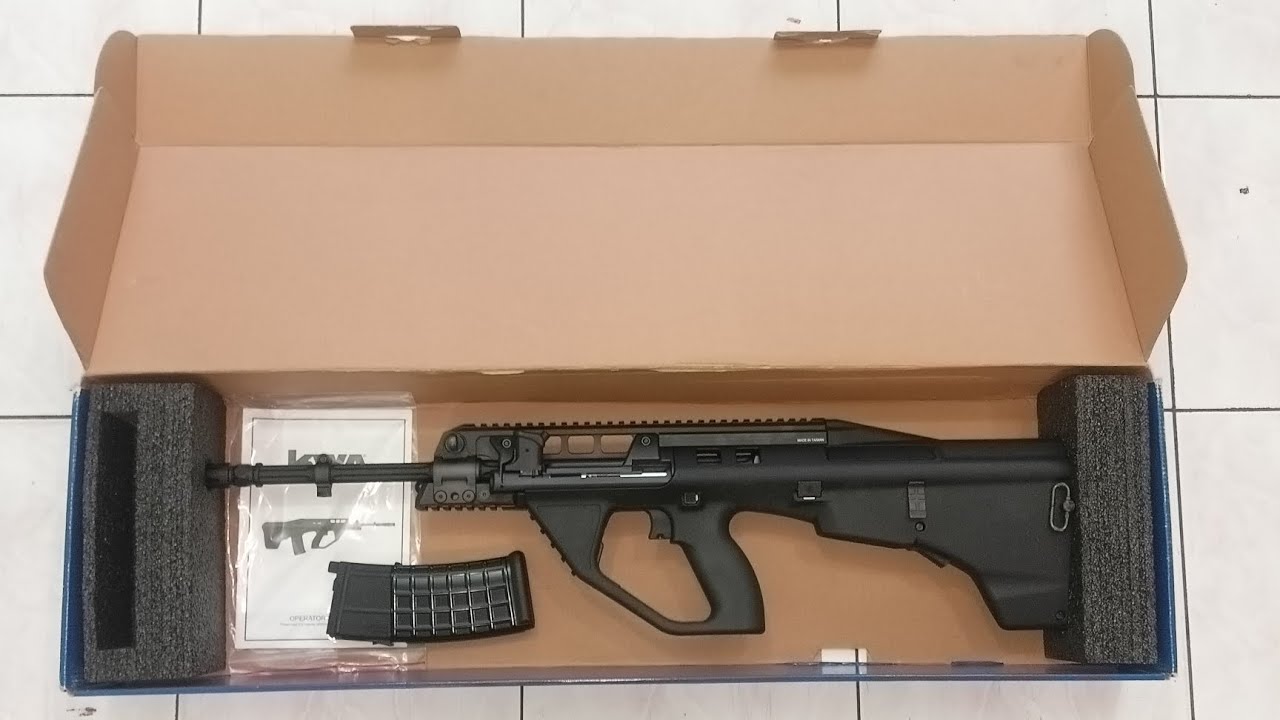 #review gbbr kwa f90 aug steyr resmi grafir - YouTube