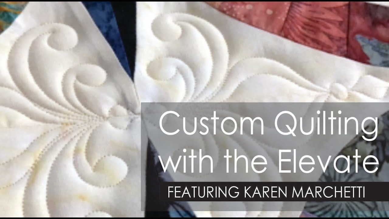 Custom Quilting with the Gammill Elevate - YouTube
