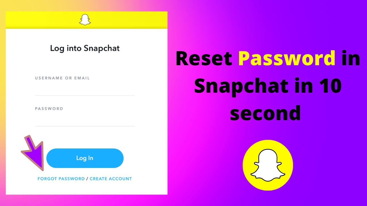 How To Change Password On Snapchat | Reset Password on Snapchat - YouTube