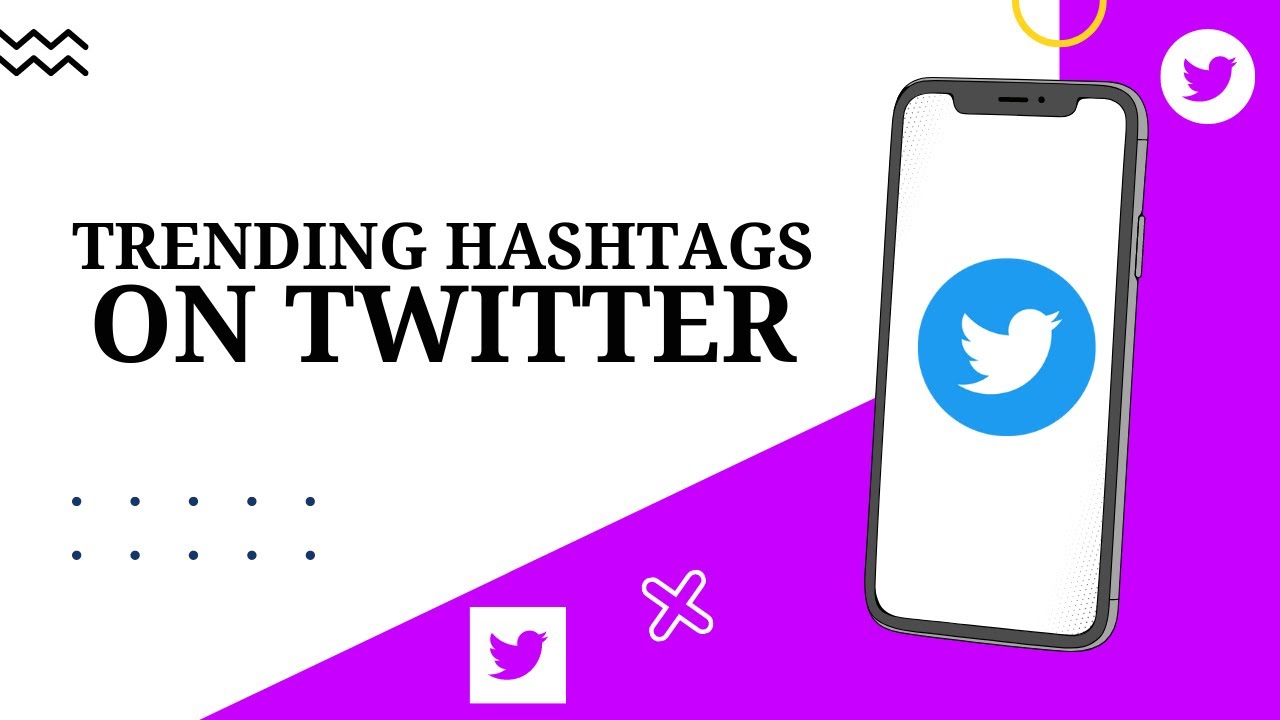 How to see trending hashtags on twitter - YouTube